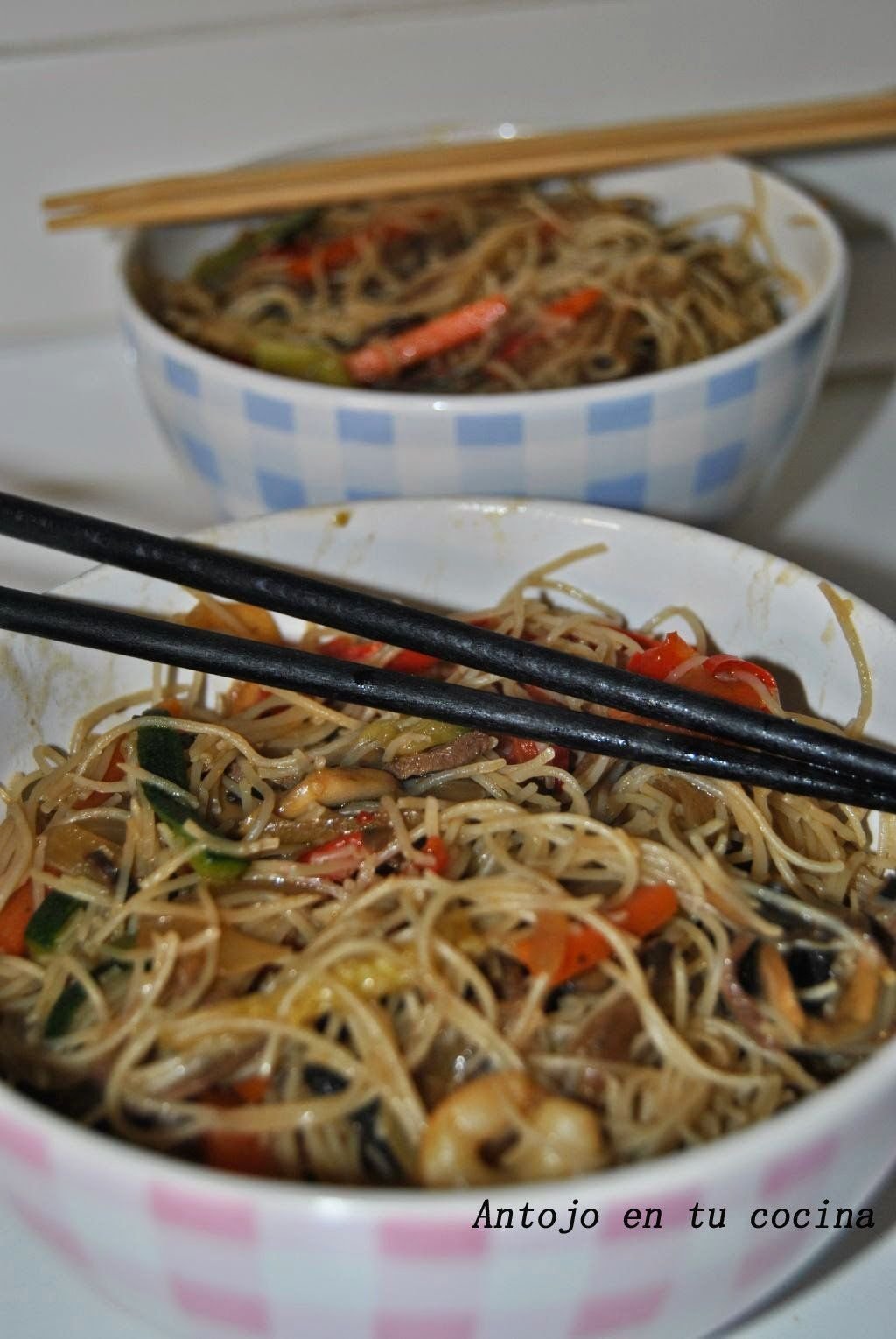 Fideos chinos - Antojo en tu cocina