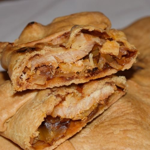 Espinagada de llom, receta mallorquina (empanada de col y lomo ...