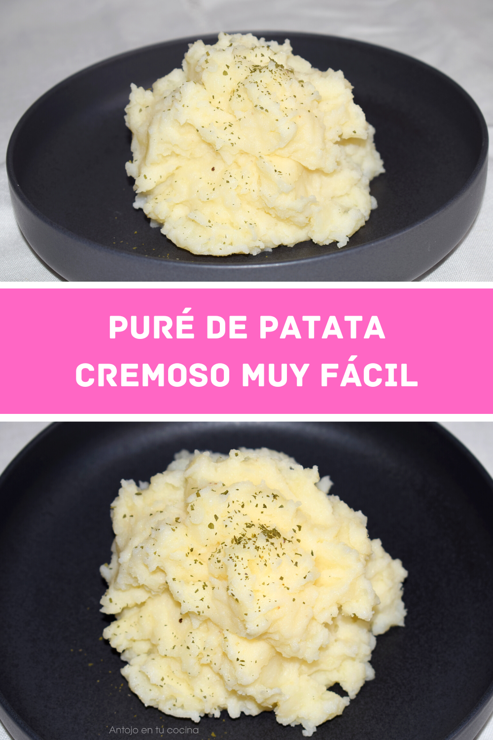Receta de puré de patata cremoso muy fácil - Antojo en tu cocina