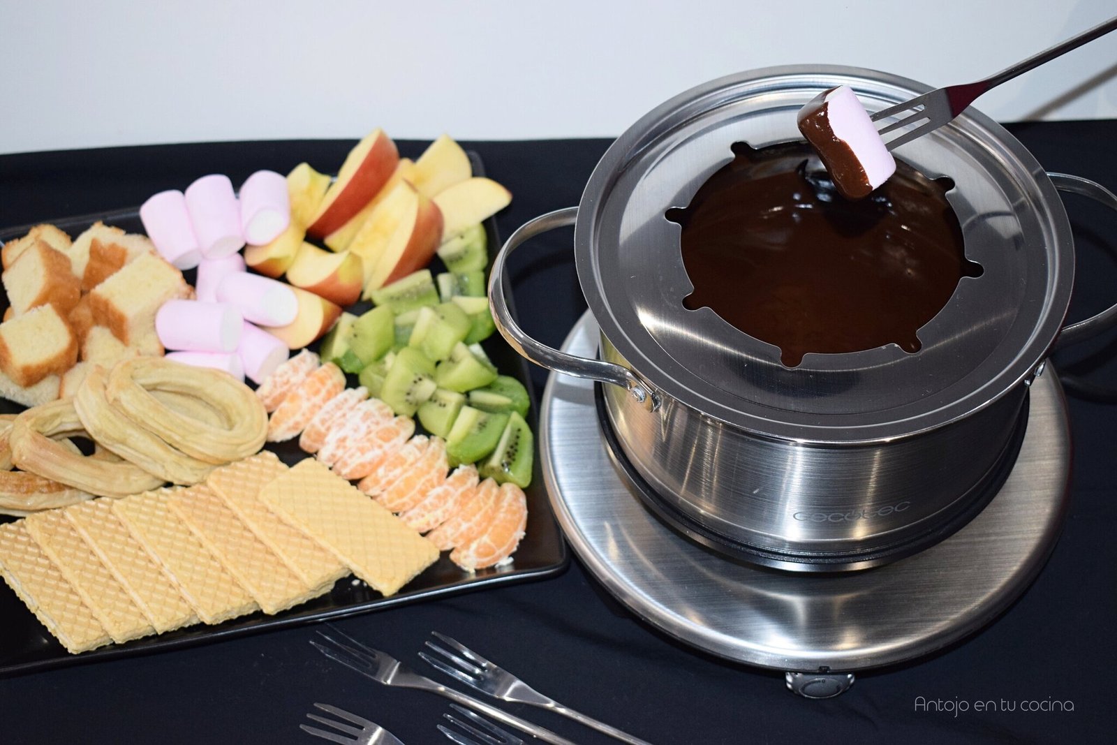 Fondue de chocolate fácil. Receta y trucos para que quede perfecta ...